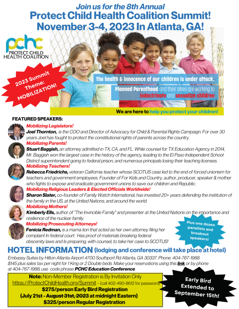 2023 Early Bird Flyer Version 1 (1) | Protect Child Health Coalition